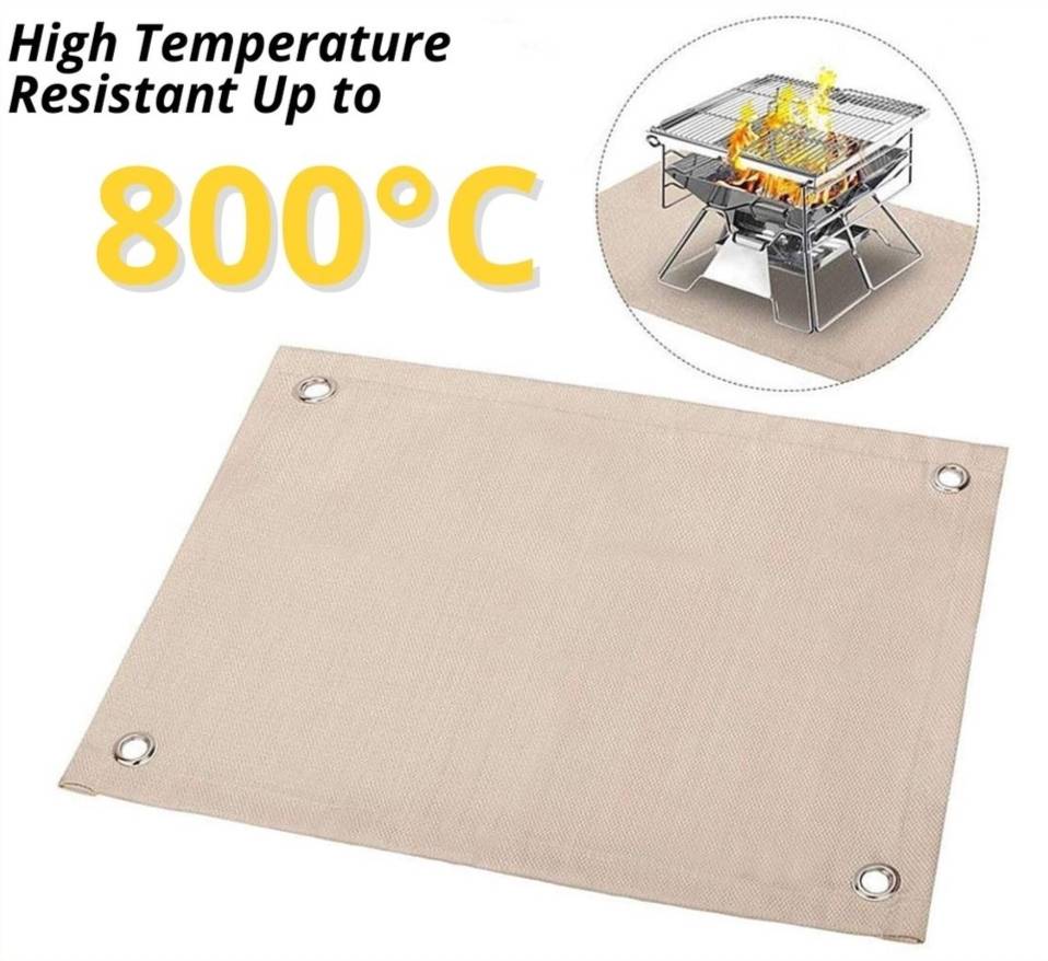 Fireproof Camping Mat Portable Fire Pit Stove