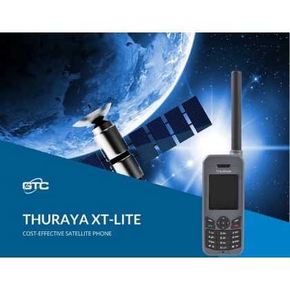 Thuraya XT-LITE Satellite Phone with Prepay SIM Card and $10 Credit