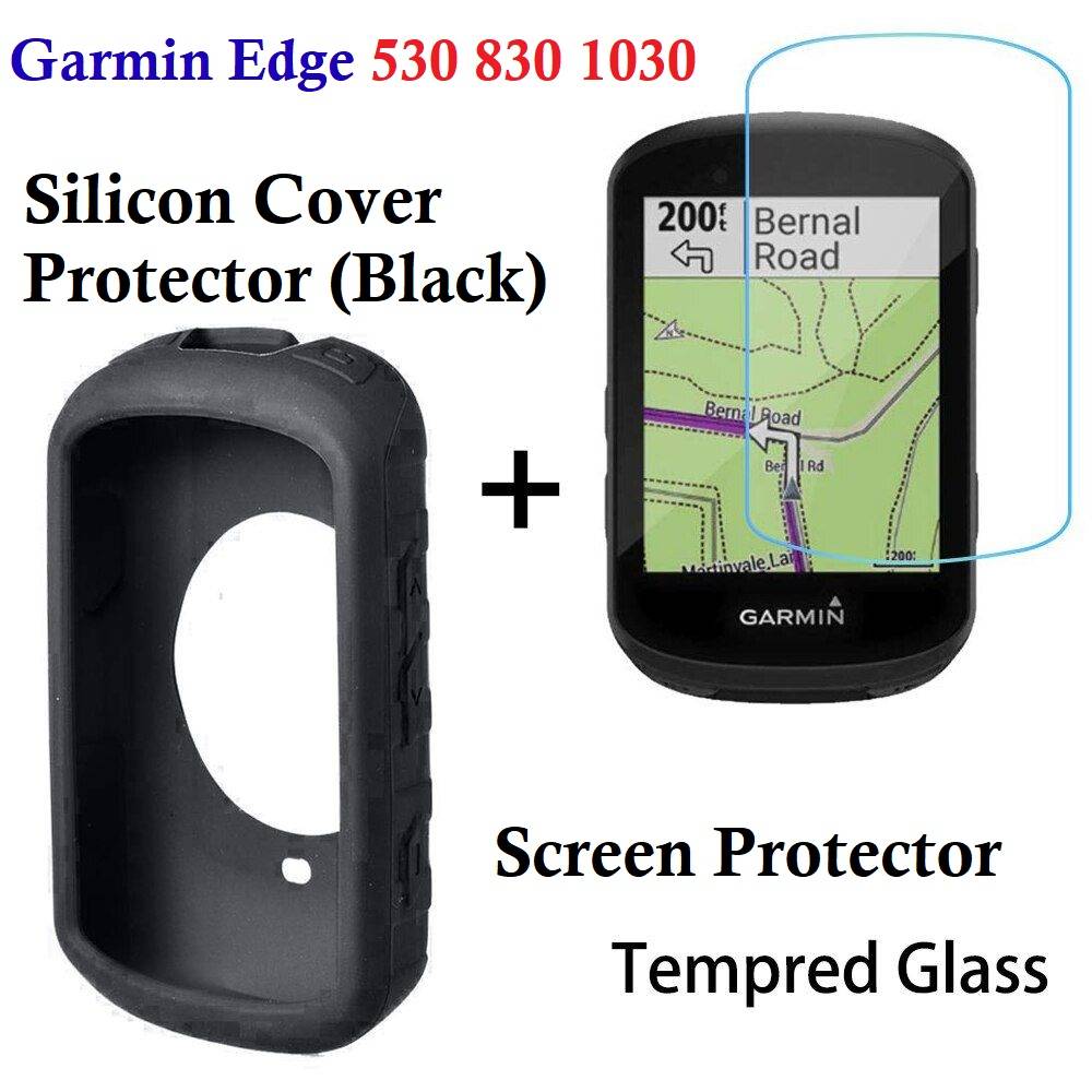 COMBO SET Garmin EDGE 530 / EDGE 830 / EDGE 1030 Silicon Protective ...