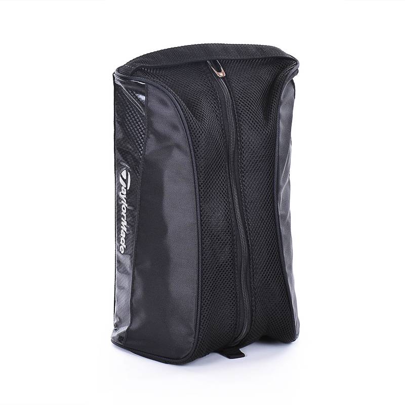 TaylorMade Shoe Bag (Black) Simple Design with Zip