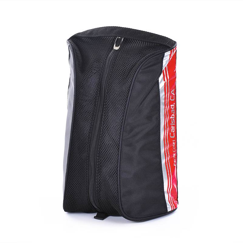TaylorMade Shoe Bag (Black) Simple Design with Zip