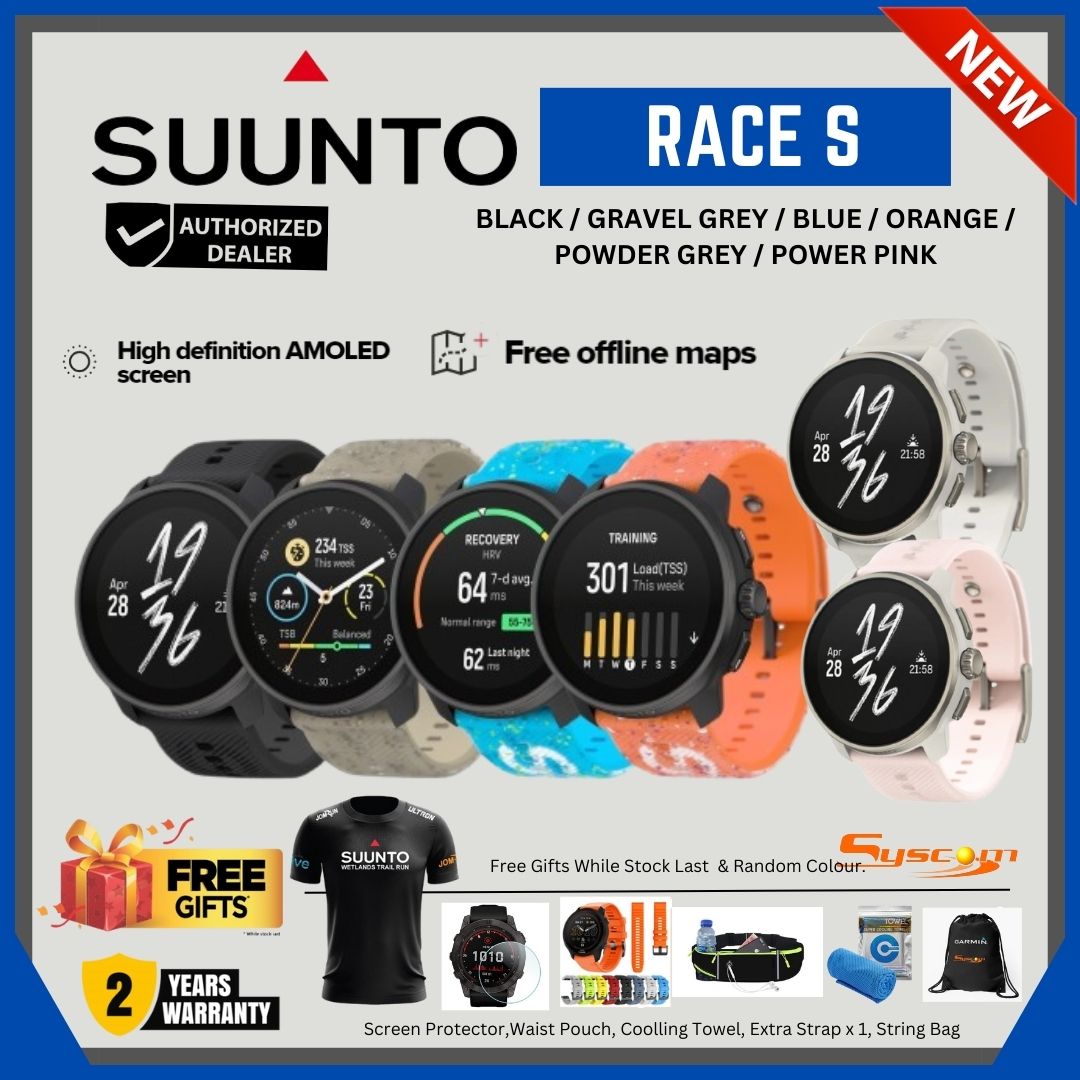 Suunto Race S - Stainless Steel | AMOLED Ultimate Performance Watch For ...