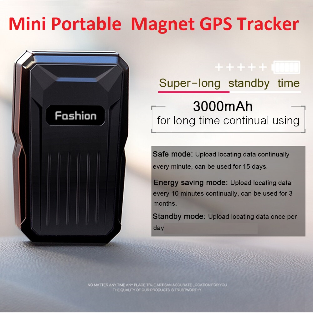 Magnet GPS Tracker Vehicle / Personal Mini Portable Waterproof Real ...